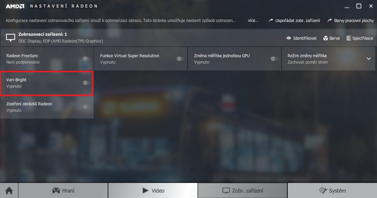Jak vypnout automatické upravování jasu? (AMD) | Lenovo Blog CZ